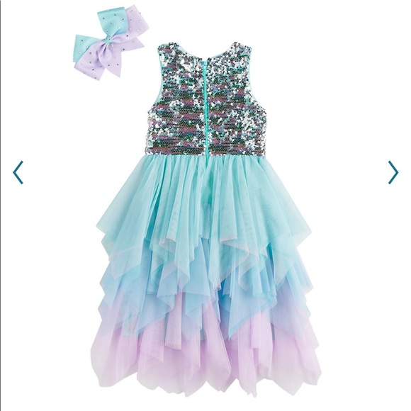 Knitworks | Dresses | Knitworks Pastel Sequin Dress With Matching Bow ...